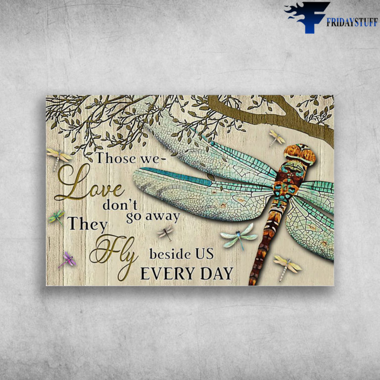 The Dragonfly - Those We Love Don't Go Away, They Fly Beside Us ...
