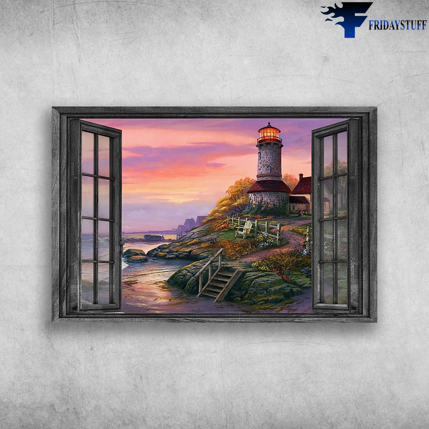 The Lighthouse Outside The Window - FridayStuff