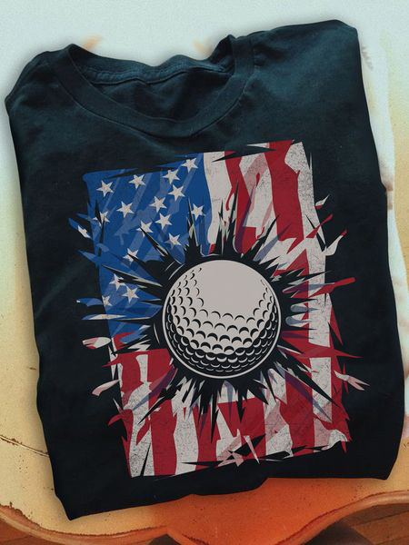 Golf Lover, Independence Day, 4th Of July, American Flag - FridayStuff