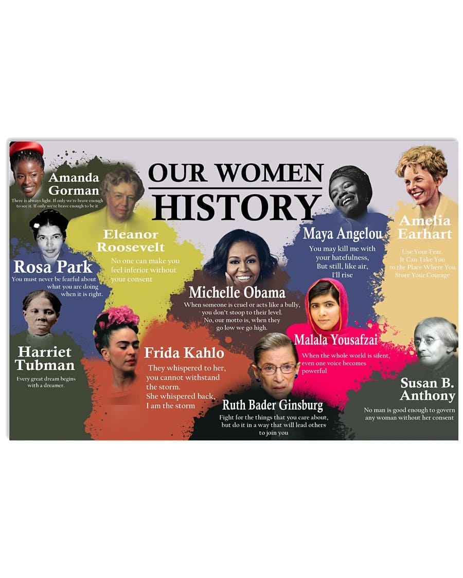 Our women history Amanda Gorman Rosa Park Harriet Tubman feminists ...