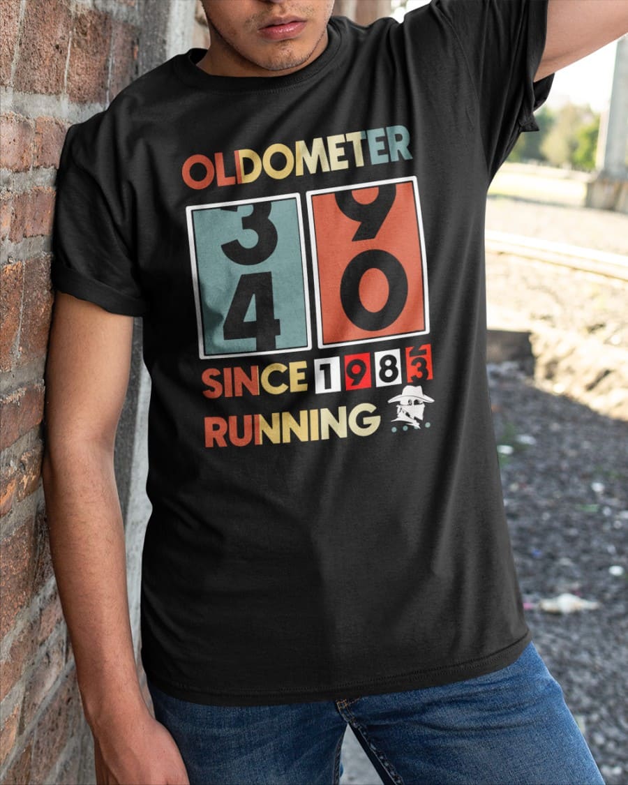 oldometer 40 since 1983 running cowboy - FridayStuff