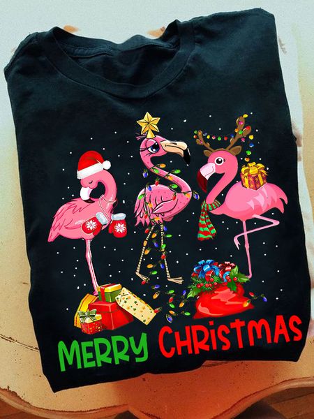 merry Christmas flamingo - FridayStuff