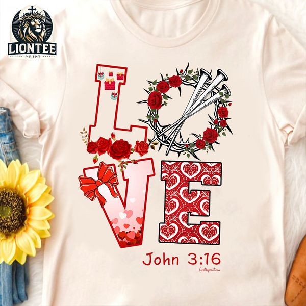 love John 3:16 God lover Valentine - FridayStuff