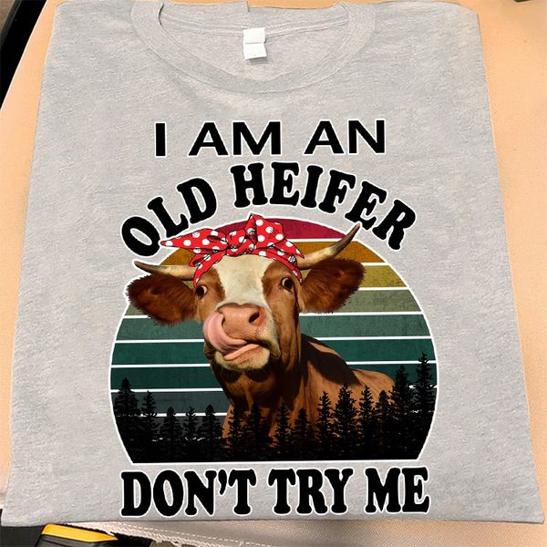 i am an old heifer don't try me - FridayStuff